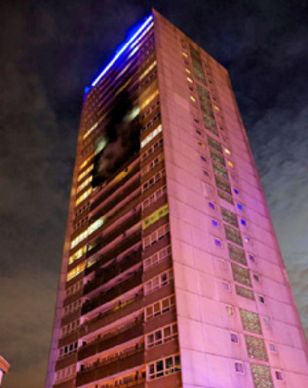 Teenagers charged over fire at Maryhill flats - BBC News
