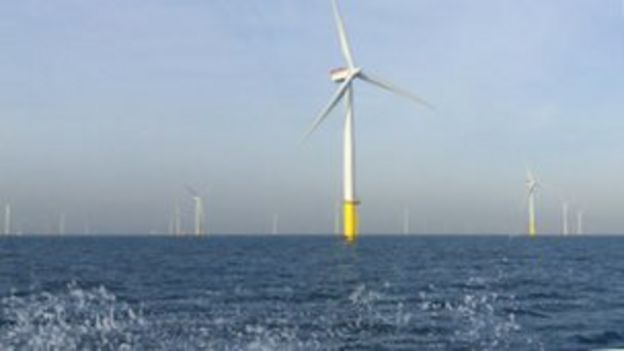 Walney Offshore: World's largest wind farm to open - BBC News