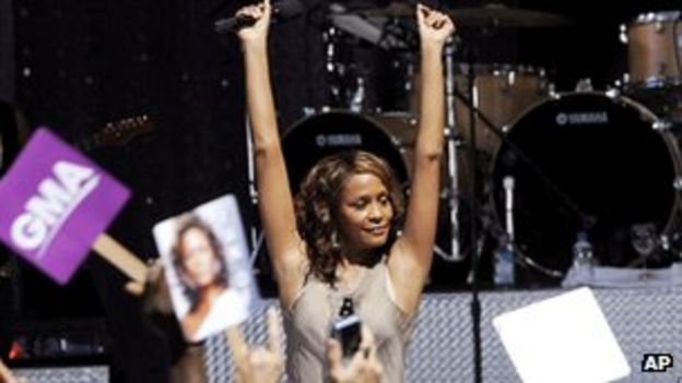 Whitney Houston dies: The rise and fall of a superstar - BBC News
