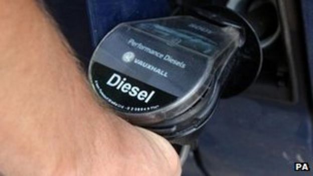 Price of diesel 'hits new record high' - BBC News