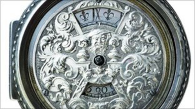 Auction for rare 300-year-old 'shutter' pocket watch - BBC News