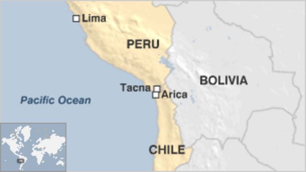 Chile-Peru border closed over landmine hazard - BBC News