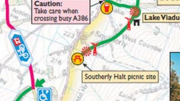 Missing Devon Granite Way cycle link 'hits tourism' - BBC News