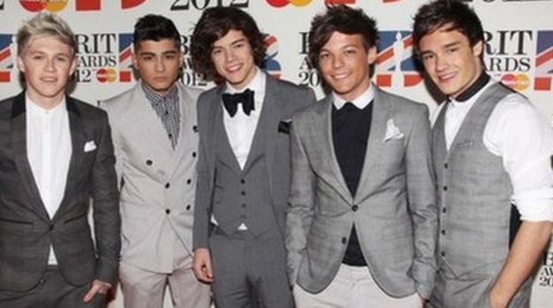 X Factor's One Direction make chart history in the USA - BBC News