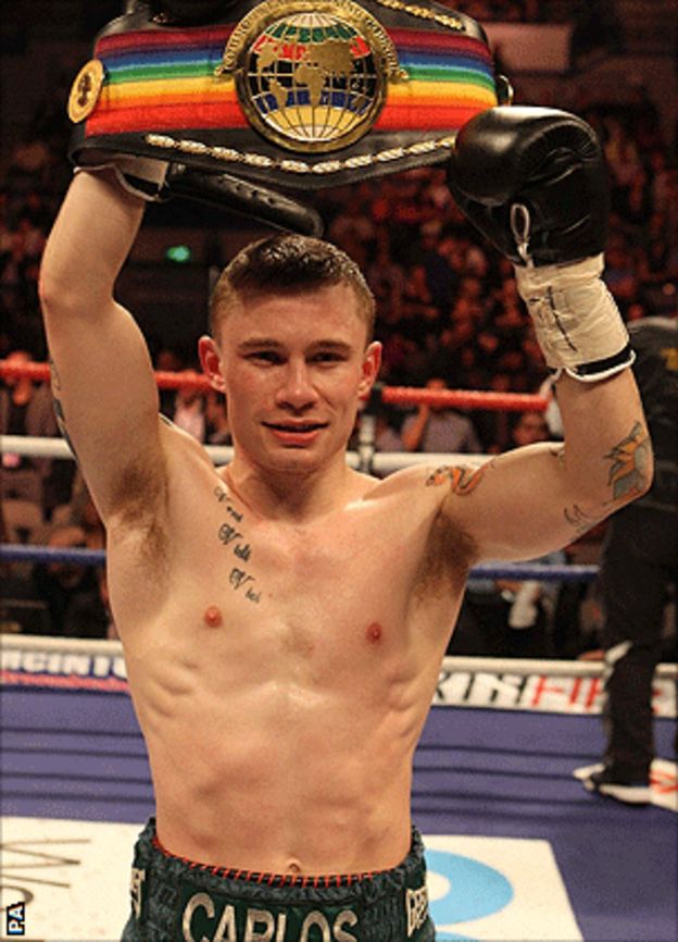 Carl Frampton stops Prosper Ankrah to retain Commonwealth title - BBC Sport