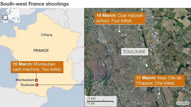 French shootings: Race to find cold, brutal killer - BBC News