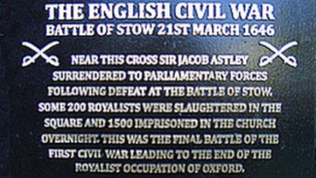 Battle of Stow enemy descendants make peace after 366 years - BBC News