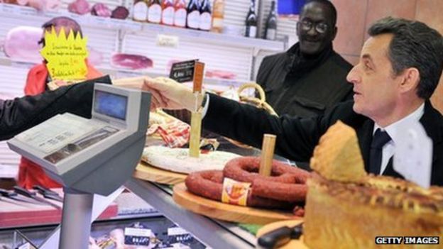 Struggling French shopkeepers wary of candidates - BBC News