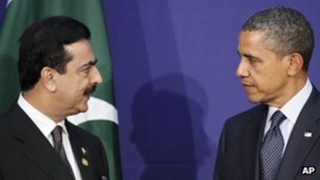 Pakistan PM holds security talks with President Obama - BBC News