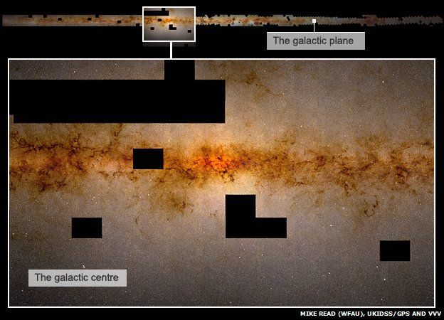 Picture captures a billion stars - BBC News