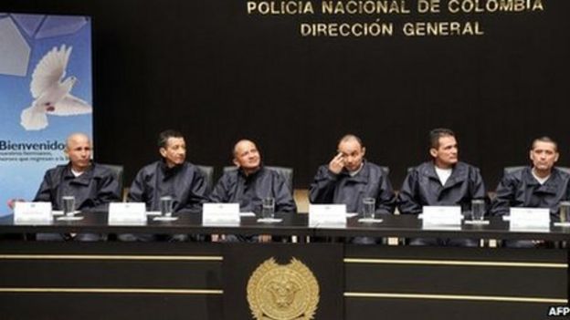 Freed Colombian hostages: 'We spent years in chains' - BBC News