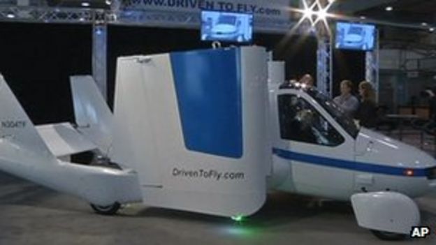 NY Auto Show: World's first 'skyworthy' car - BBC News