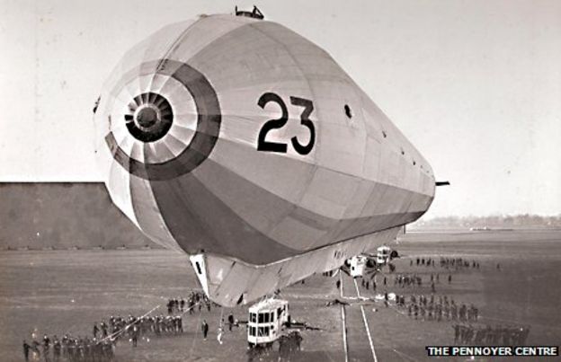 Pulham St Mary airship photographs saved from skip - BBC News