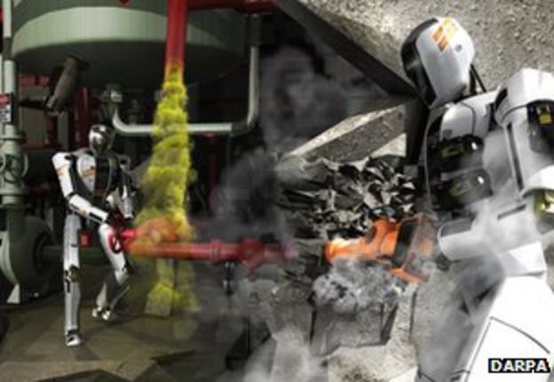 Disaster zone robot competition announced by Pentagon - BBC News