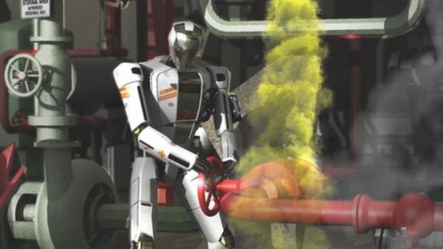Disaster droids face off in the Darpa Robotics Challenge - BBC News