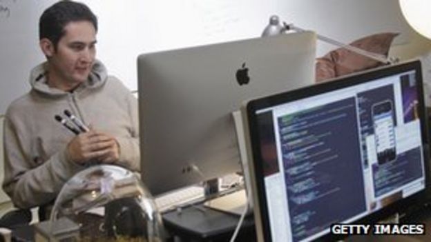 Instagram's founders Kevin Systrom and Mike Krieger - BBC News