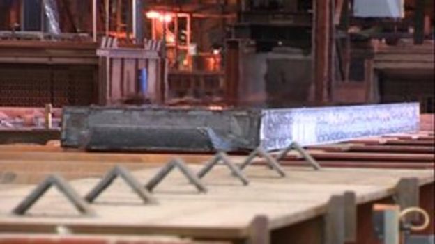 Redcar's SSI steel plant celebrates first anniversary - BBC News