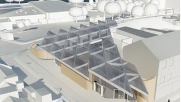 Northampton bus interchange images on show - BBC News