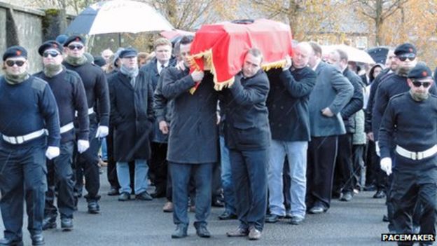 Colum Eastwood defends decision to carry coffin of friend Seamus Coyle ...
