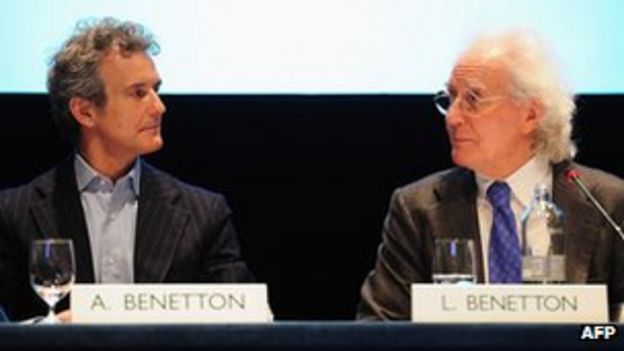Benetton founder hands reins to son after 47 years - BBC News