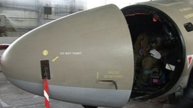 Maze Prison site's secret aircraft - BBC News