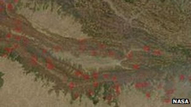 More than 220 forest fires spread across Nepal - BBC News