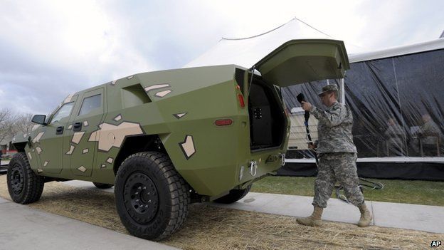 The US Army vehicle FED Bravo that can generate power - BBC Newsround