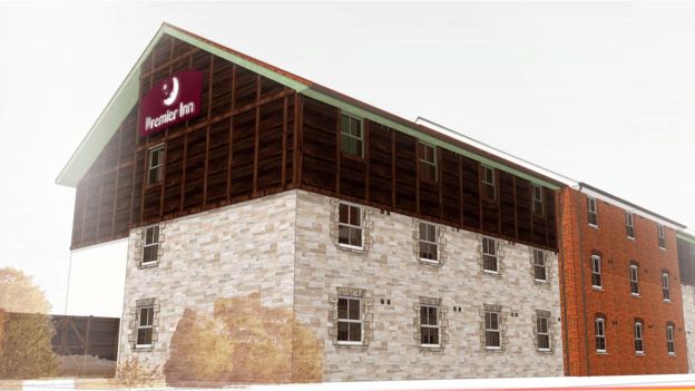 Premier Inn proposed for Truro's Old Bakery riverside site - BBC News