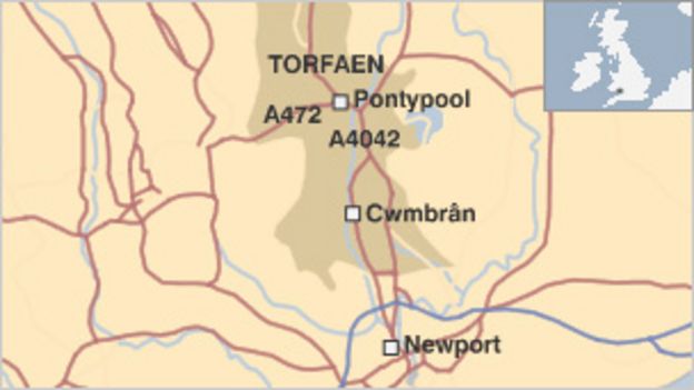 Motorcyclist dies after crash near Pontypool - BBC News