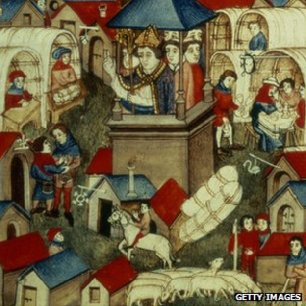 Dogs, booze and bling: Northern Ireland's medieval shopping mall - BBC News