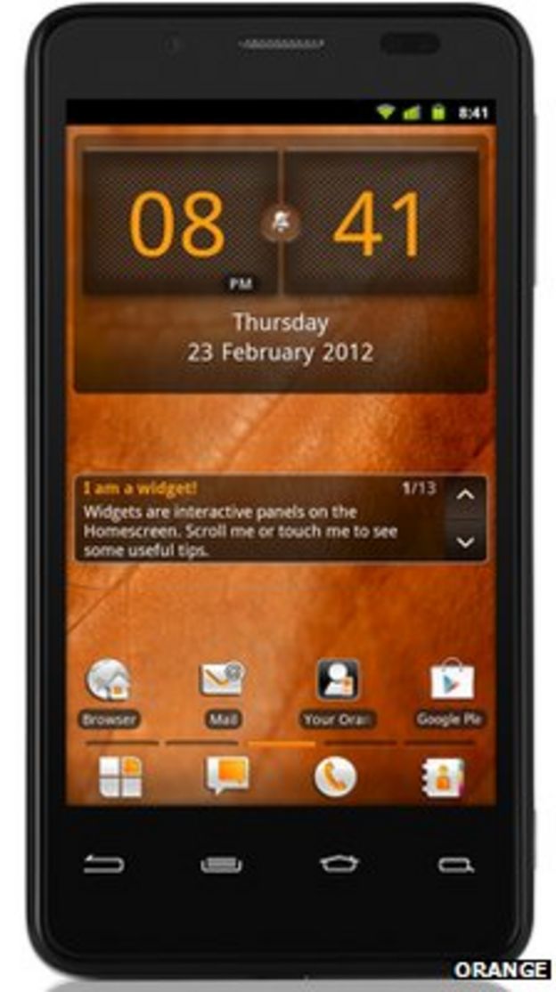 Intel-based smartphone unveiled by Orange for UK and France - BBC News