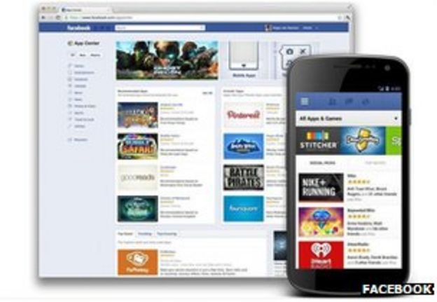 Facebook launches app centre to promote third-party software - BBC News