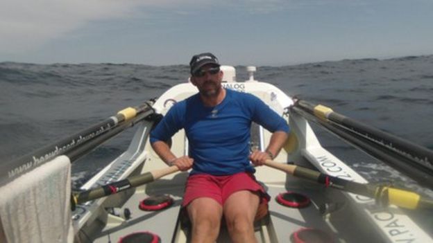 Rower Charlie Martell 'may try again' to row across the Pacific - BBC News