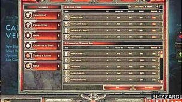 Diablo 3's real-cash auctions begin in the Americas - BBC News