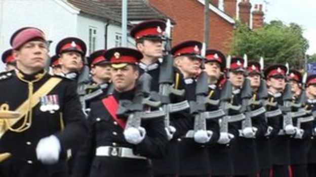 Royal Military Academy Sandhurst marks 200th anniversary - BBC News