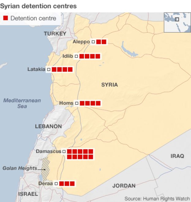 Syria 'state-sanctioned torture is crime against humanity' - BBC News