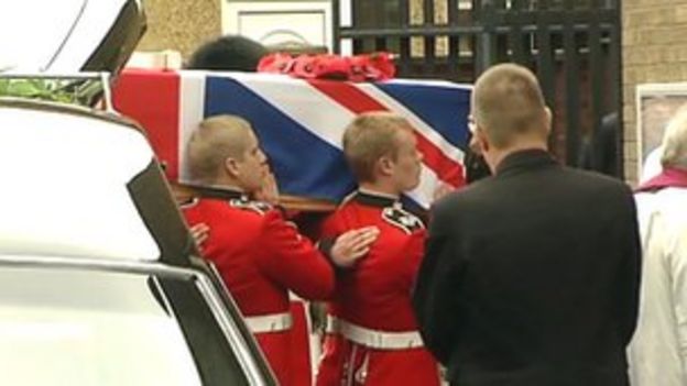 Funeral for soldier James Ashworth held in Corby - BBC News