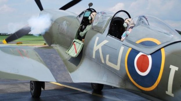 Spitfire grounded by weather - BBC News