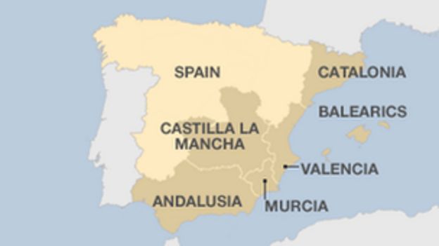 Spain's regional governments: How they got into trouble - BBC News