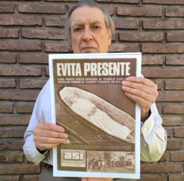 The 20-year odyssey of Eva Peron's body - BBC News