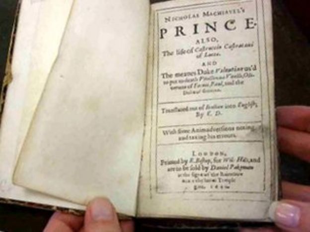 Machiavelli's The Prince first edition set for Norfolk auction - BBC News