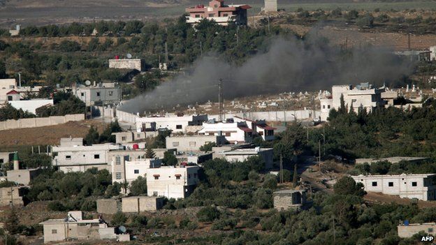 Syria crisis felt in Israel and occupied Golan Heights - BBC News