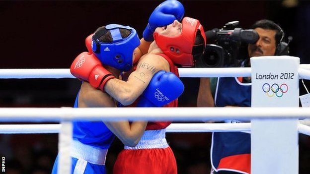 Irish boxing: John Joe Nevin secures first Irish medal - BBC Sport