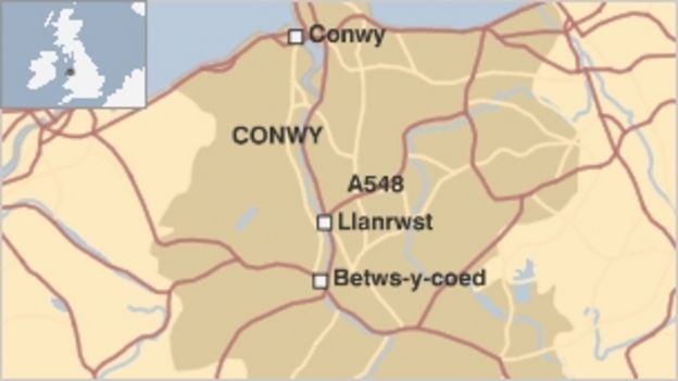 Motorist, 65, dies after crash at A548 near Llanrwst - BBC News