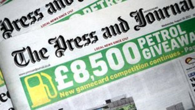 Aberdeen Journals confirm distribution outsourcing deal - BBC News