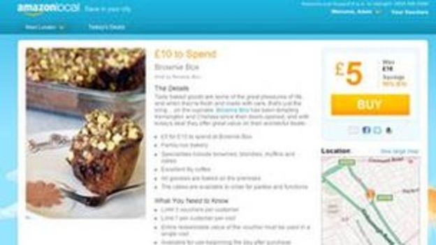 AmazonLocal daily deal service launched in UK - BBC News