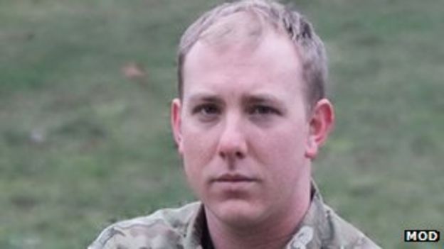 Funeral for Afghanistan shooting victim Matthew Smith - BBC News