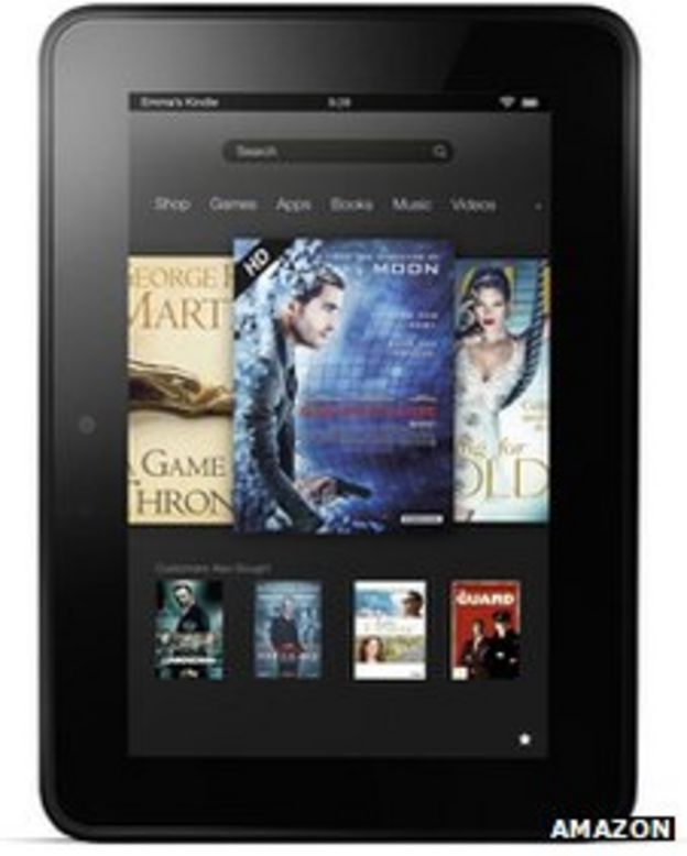Amazon launches new Kindle Fire tablets in UK - BBC News