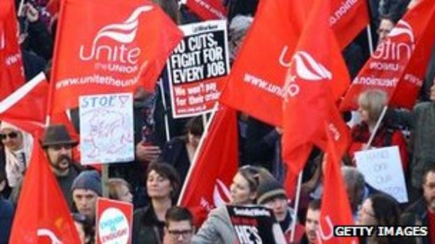 Trade union officials gather for TUC Congress in Brighton - BBC News