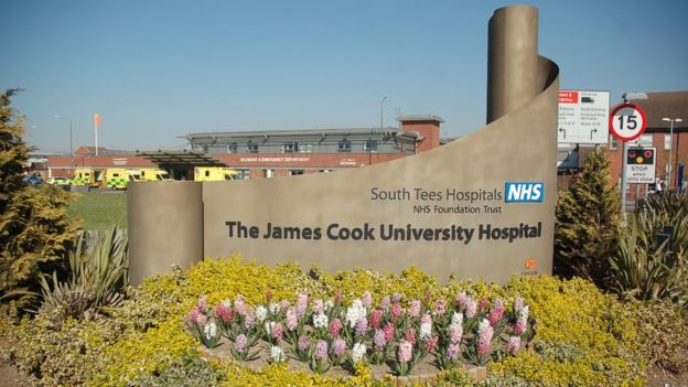 Middlesbrough James Cook Hospital railway station opens - BBC News